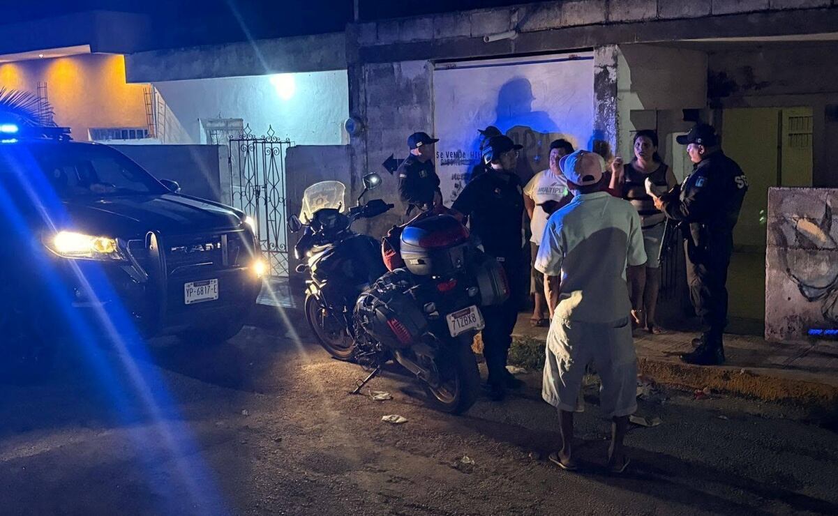 Sujetos en moto atacan a hombre con un machete en Yucatán; policía ...