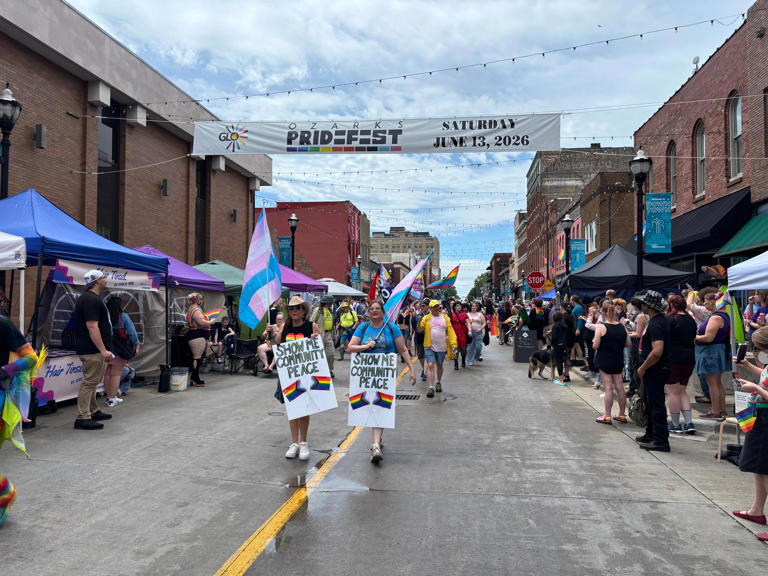 Springfield's fifth annual Ozarks PrideFest filled Park Central Square