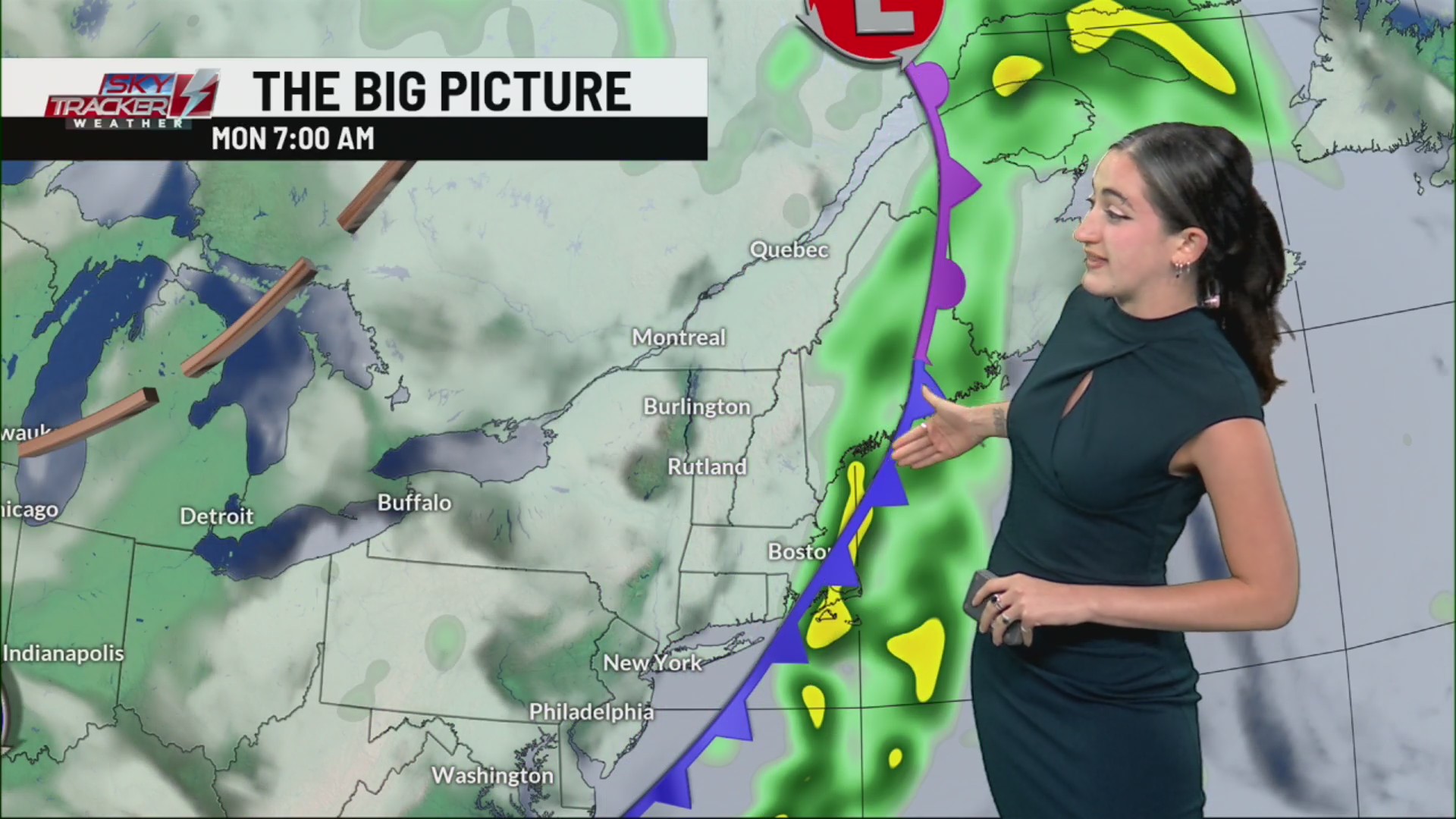 Flooding possible tonight - drying out Monday