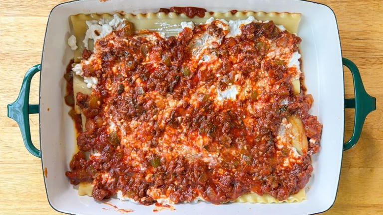 Cottage cheese lasagna recipe