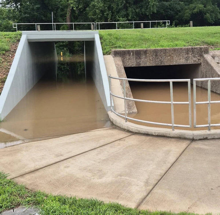 City of Ozark, Mo., closes Finley River Park due to rising water levels