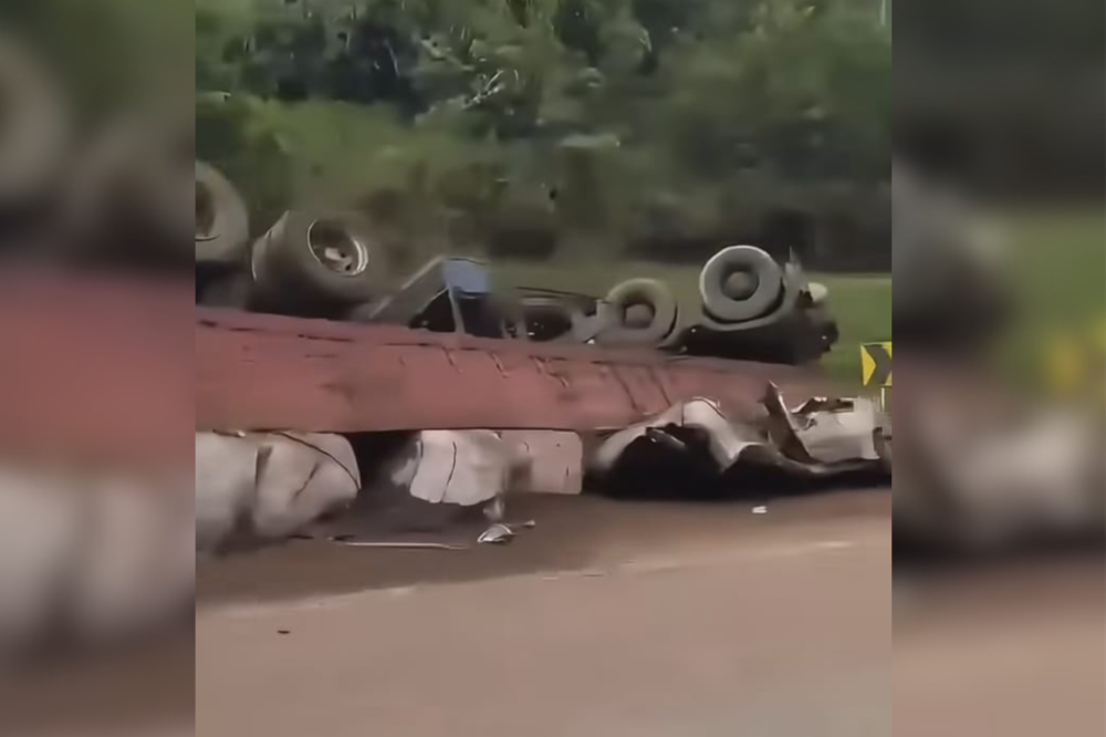Four, including year-old baby girl, crushed to death by trailer