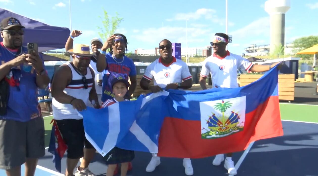 Scotland, Haiti fans flock to Boston stadium for its first World Cup match