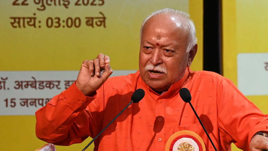 Bhagwat’s RSS centenary remarks spark Kerala political row
