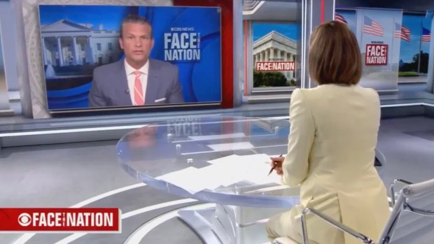 Pete Hegseth explodes after Margaret Brennan live fact-checks military ...