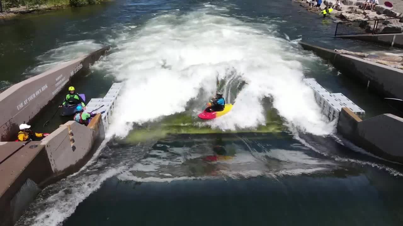 The expert wave on phase two of the Boise Whitewater Park continues to ...