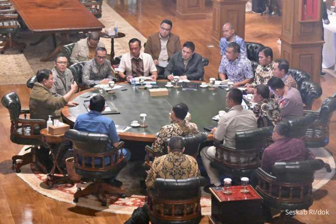Rapat di Hambalang, Prabowo dapat laporan minat investasi asing makin besar