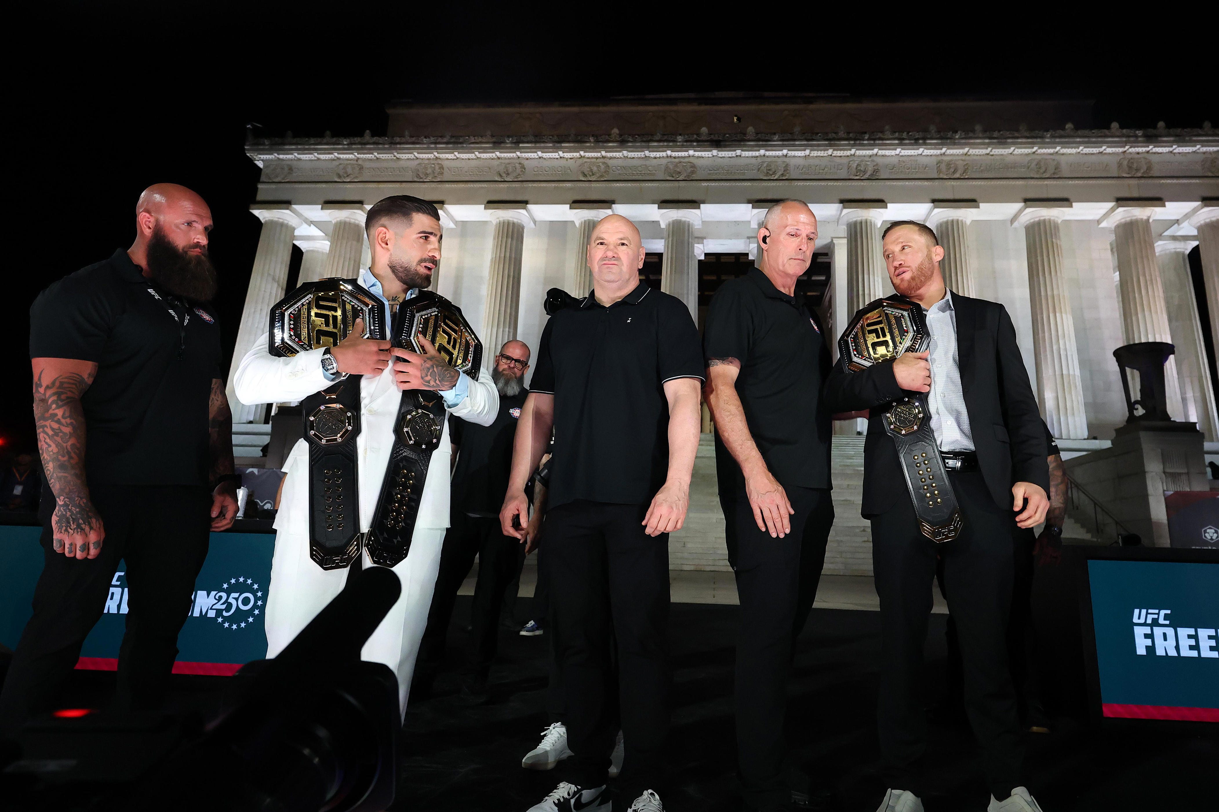 UFC White House paths to victory: Who leaves UFC Freedom 250 as champions?