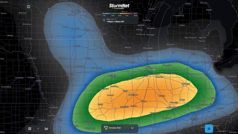 No one's forecasting a tornado chance in Minnesota on Wednesday, except ...