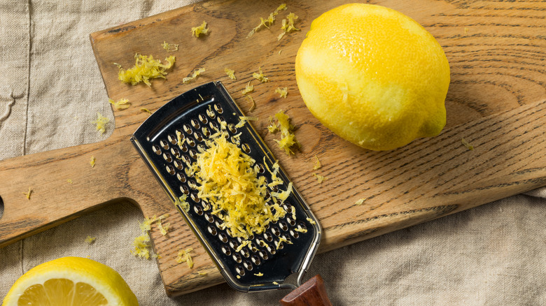 What is lemon zest and how do you use it?