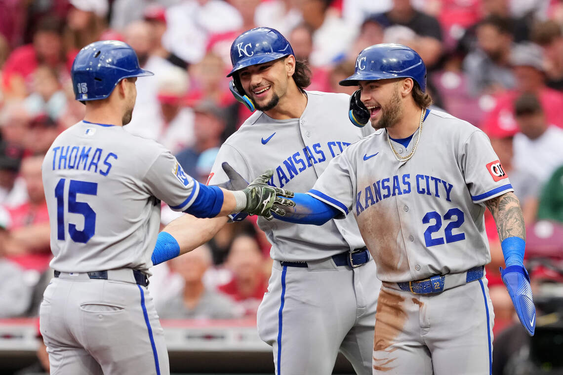 Royals catcher Carter Jensen is a hometown favorite. He's rapidly ...