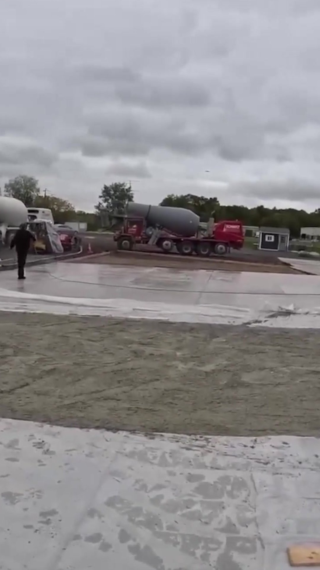 Race against the concrete pour