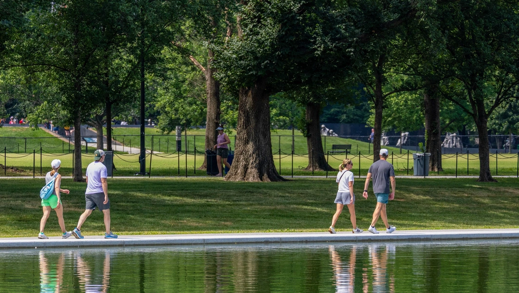 MAGA host claims sabotage behind Reflecting Pool algae bloom