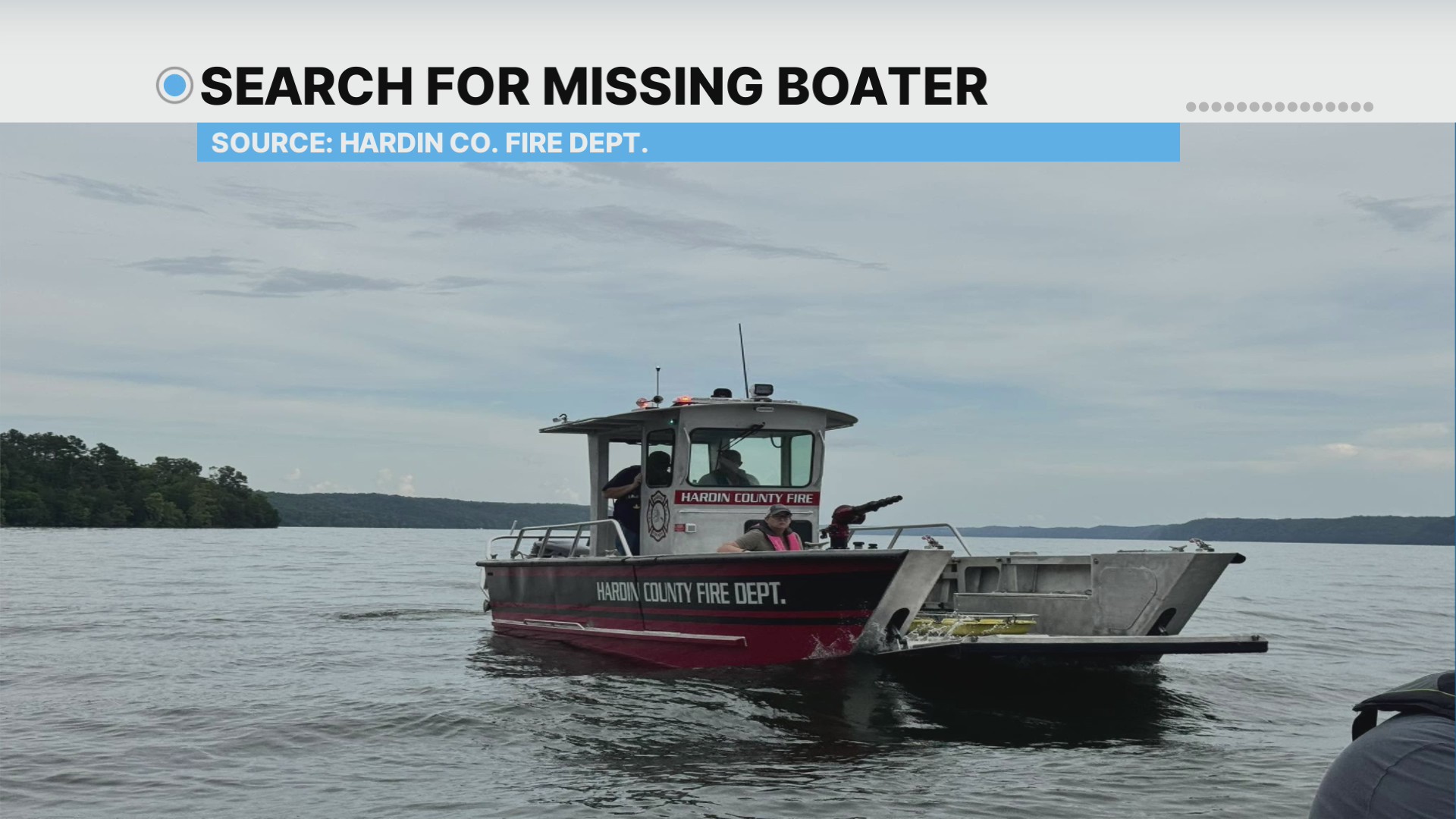 Emergency crews search for missing man on Pickwick Lake