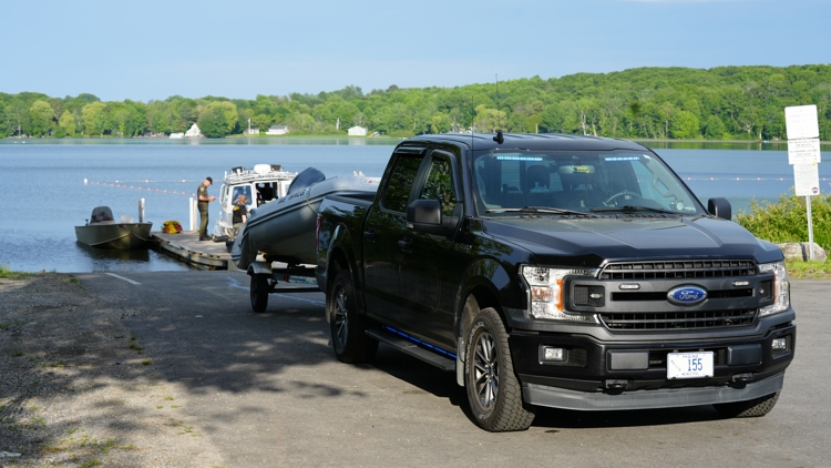Search underway for missing boater at Chickawaukie Pond; park closed