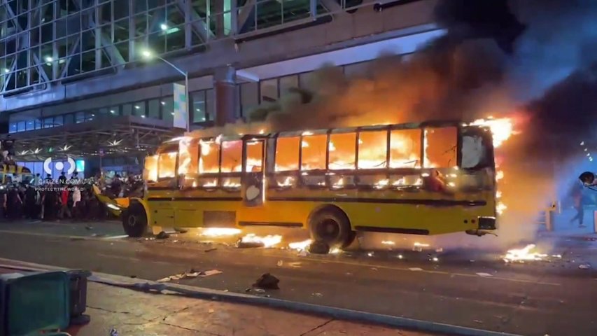 Manhattan descends into chaos as 'unruly' Knicks fans flood streets ...