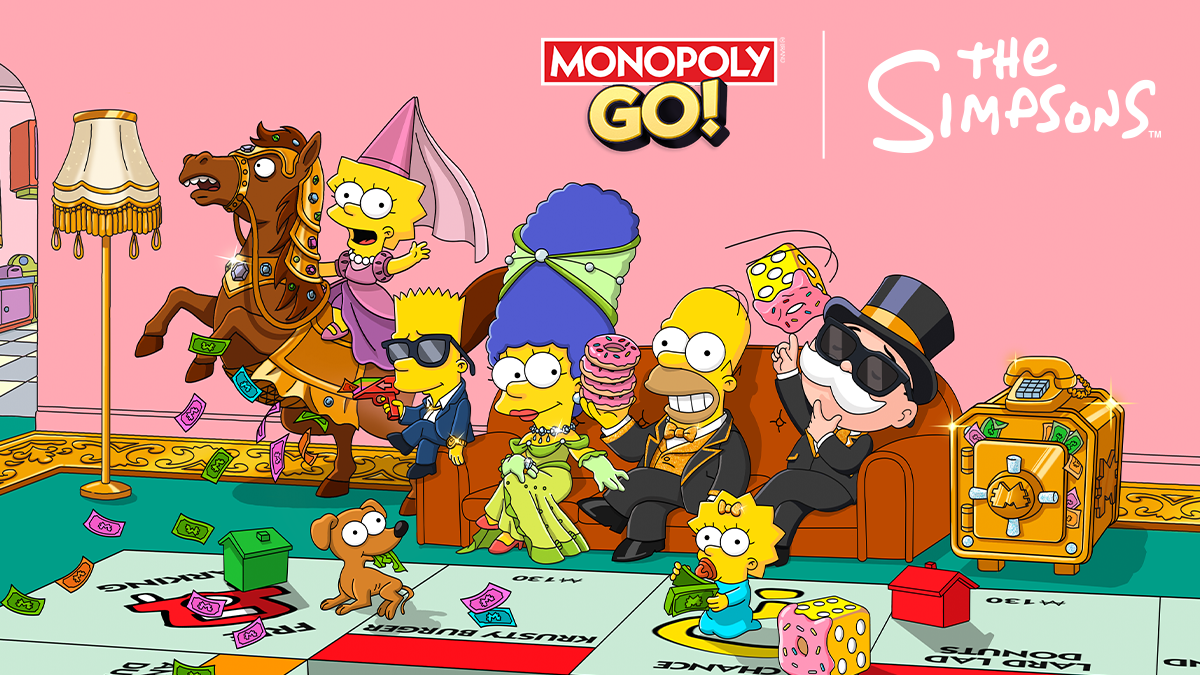 The Simpsons invade MONOPOLY GO! for a limited-time mobile gaming event