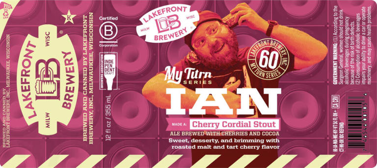 Lakefront Brewery working on My Turn Series Ian made a cherry cordial stout