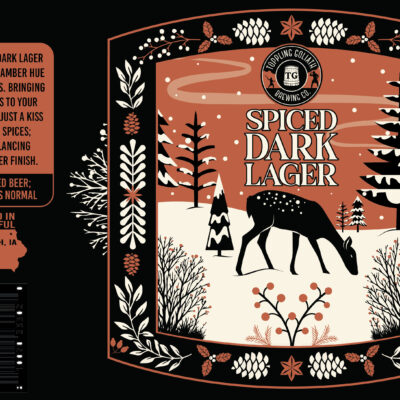 Toppling Goliath working on spiced dark lager