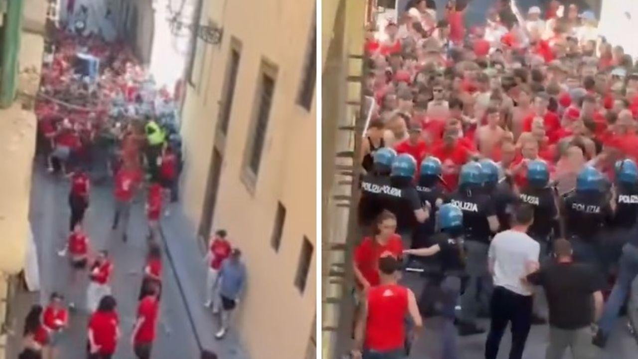 Firenze, calcio storico: incidenti prima della semifinale tra Verdi e ...