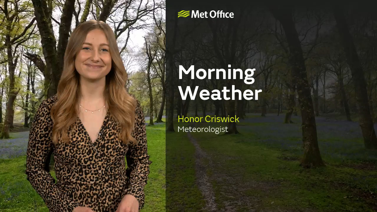Met Office Sunday morning weather forecast 10/05/2026
