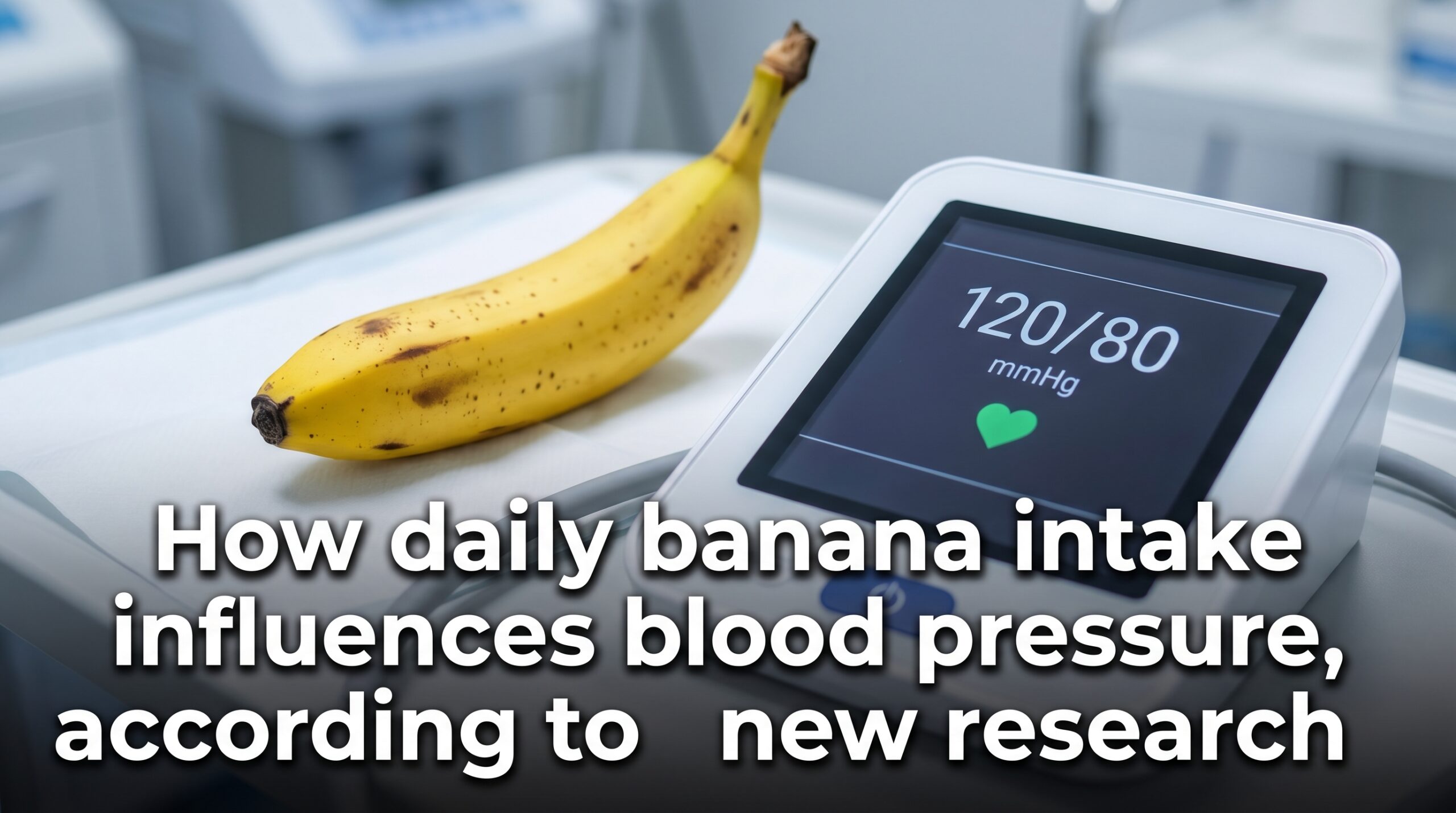 How daily banana intake influences blood pressure, according to new ...