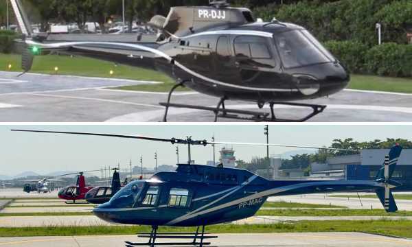 Helicóptero que caiu no Rio de Janeiro tinha capacidade para 5 ...