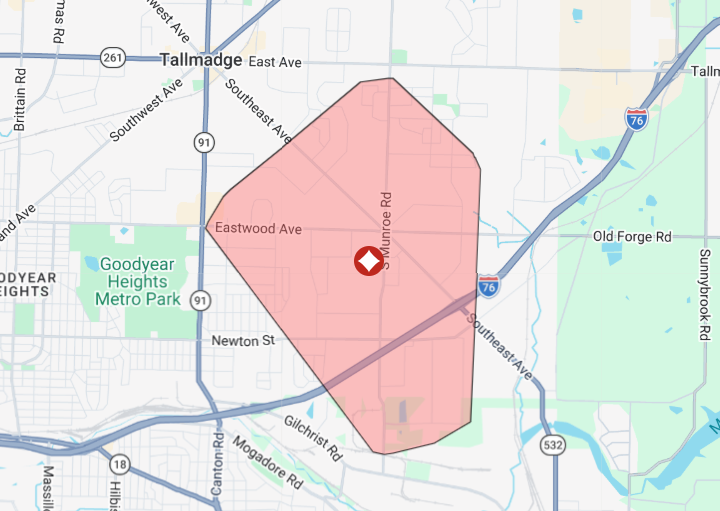 Storm leaves thousands in Northeast Ohio without power Sunday night