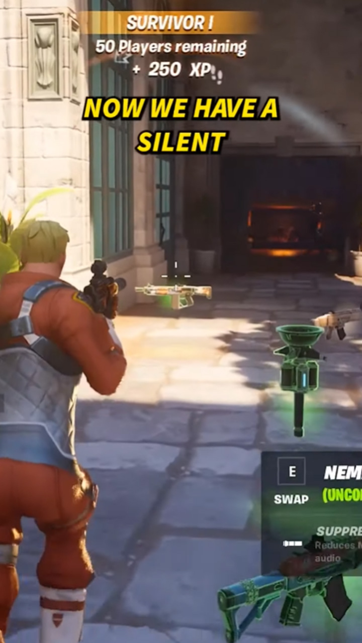 Cursed weapon mod bench moments in Fortnite Battle Royale