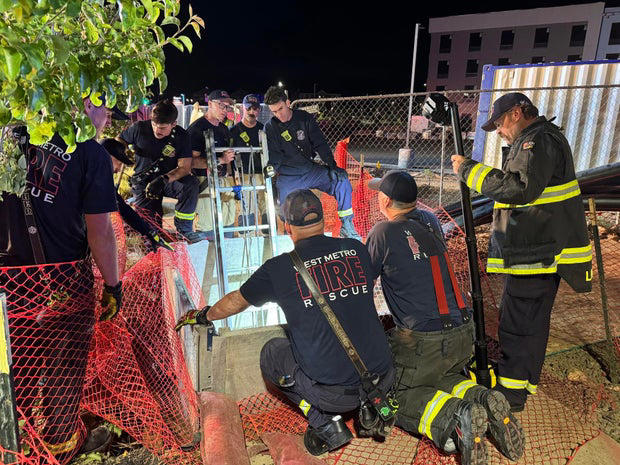 Injured man lifted out of Colorado construction site trench after ...