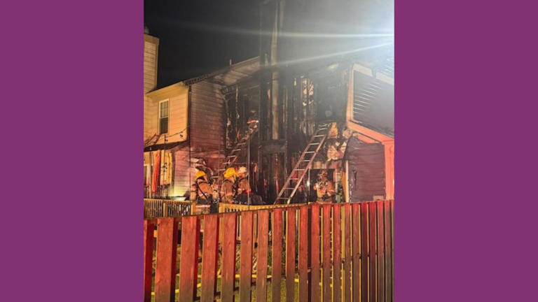 Aspen Hill townhouse fire leaves 2 displaced, officials say