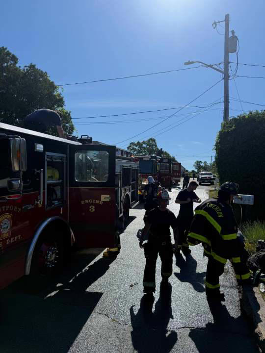 Officials investigating structure fire in Westport