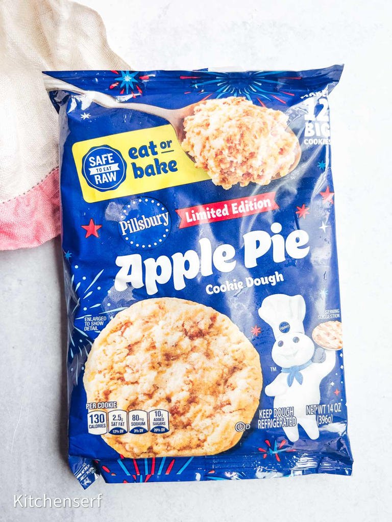 Pillsbury apple pie cookie dough review