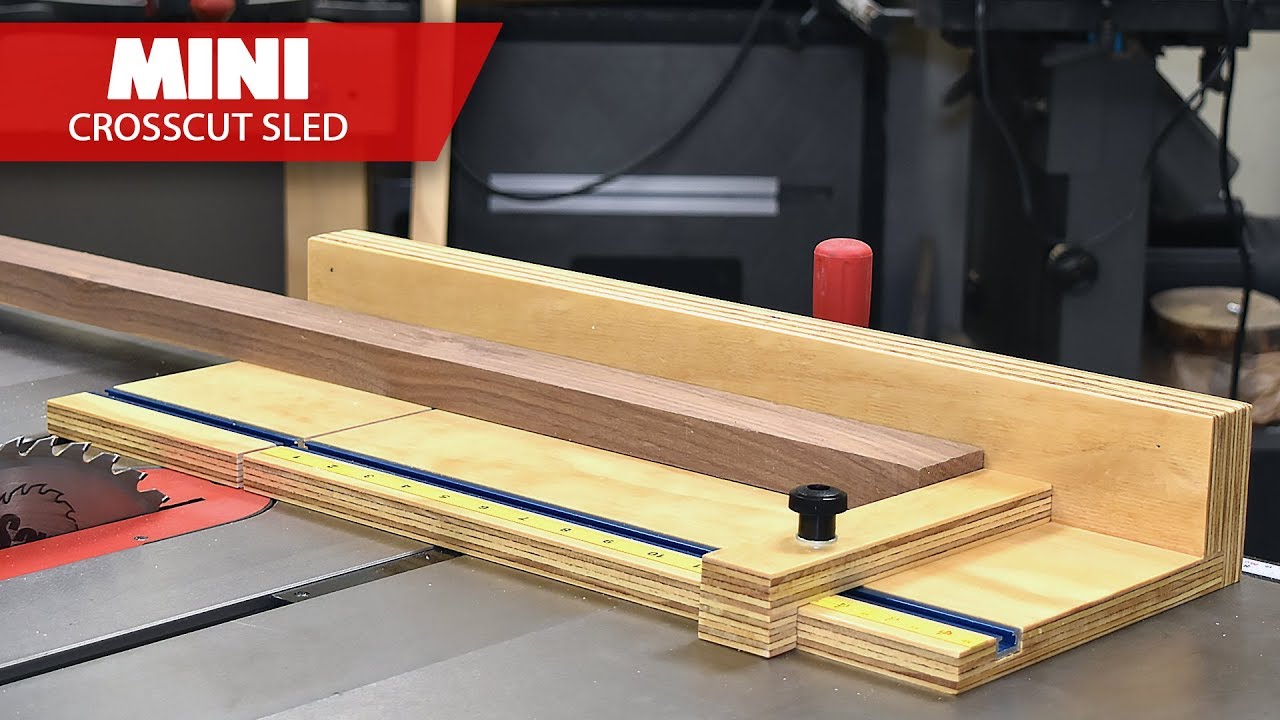 Create your own table saw sled