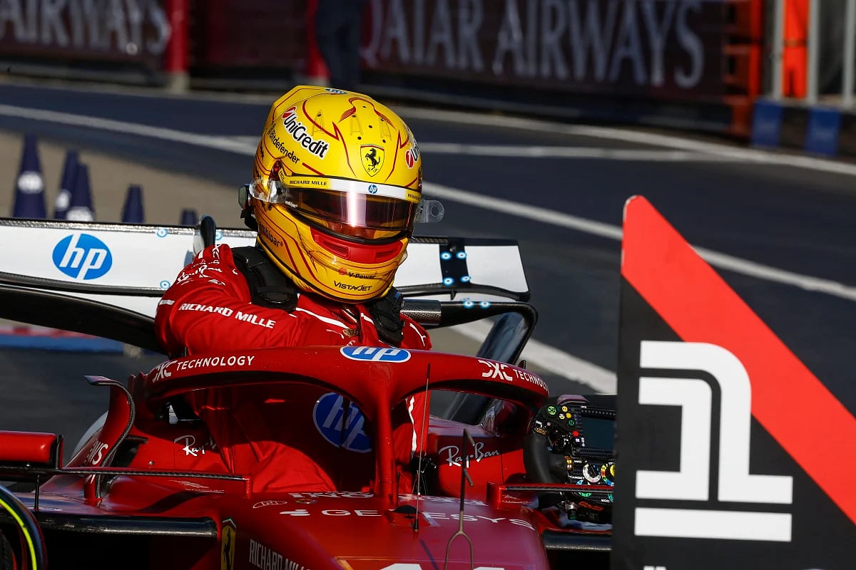 Lewis Hamilton takes his first-ever F1 win as a Ferrari driver at Barcelona