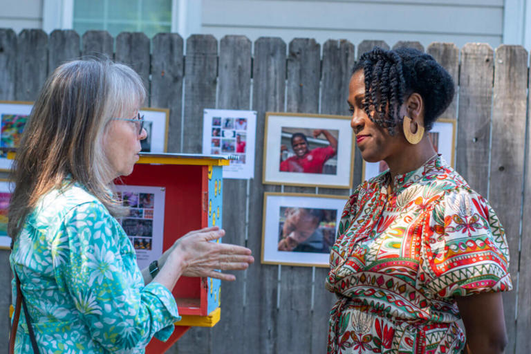 She shapes creativity & community at Carpenter Art Garden