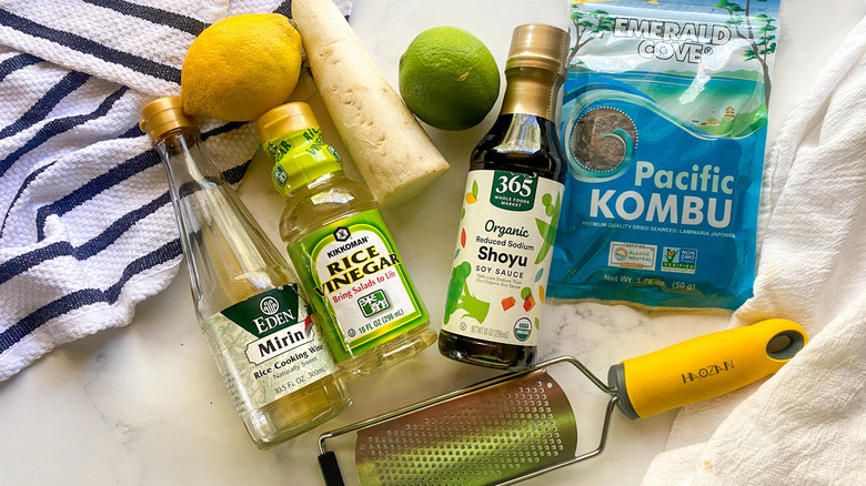 Ponzu sauce with daikon recipe