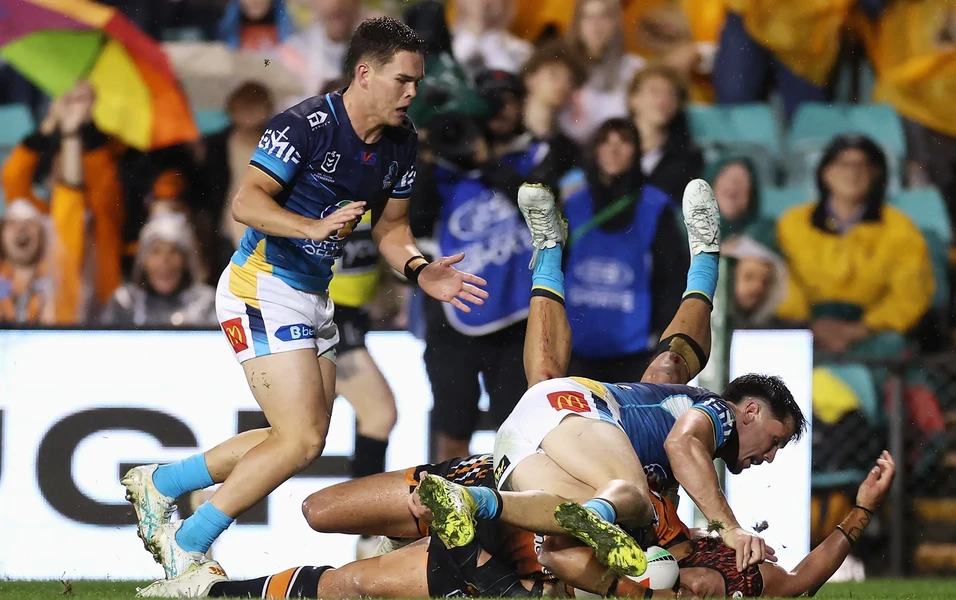 Luai hat-trick seals Tigers’ comeback in Leichhardt farewell
