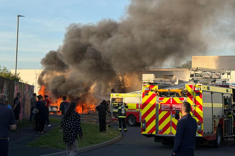 'Dangerous' caravan fire outside Glastonbury Tesco 'suspicious'