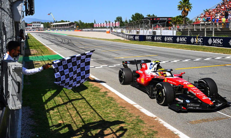 Novak Djokovic denied Barcelona GP entry before waving flag for Lewis ...