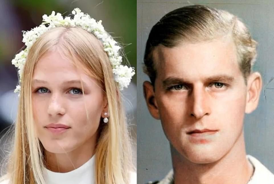 Isla, 14, delights royal fans with her resemblance to Prince Philip