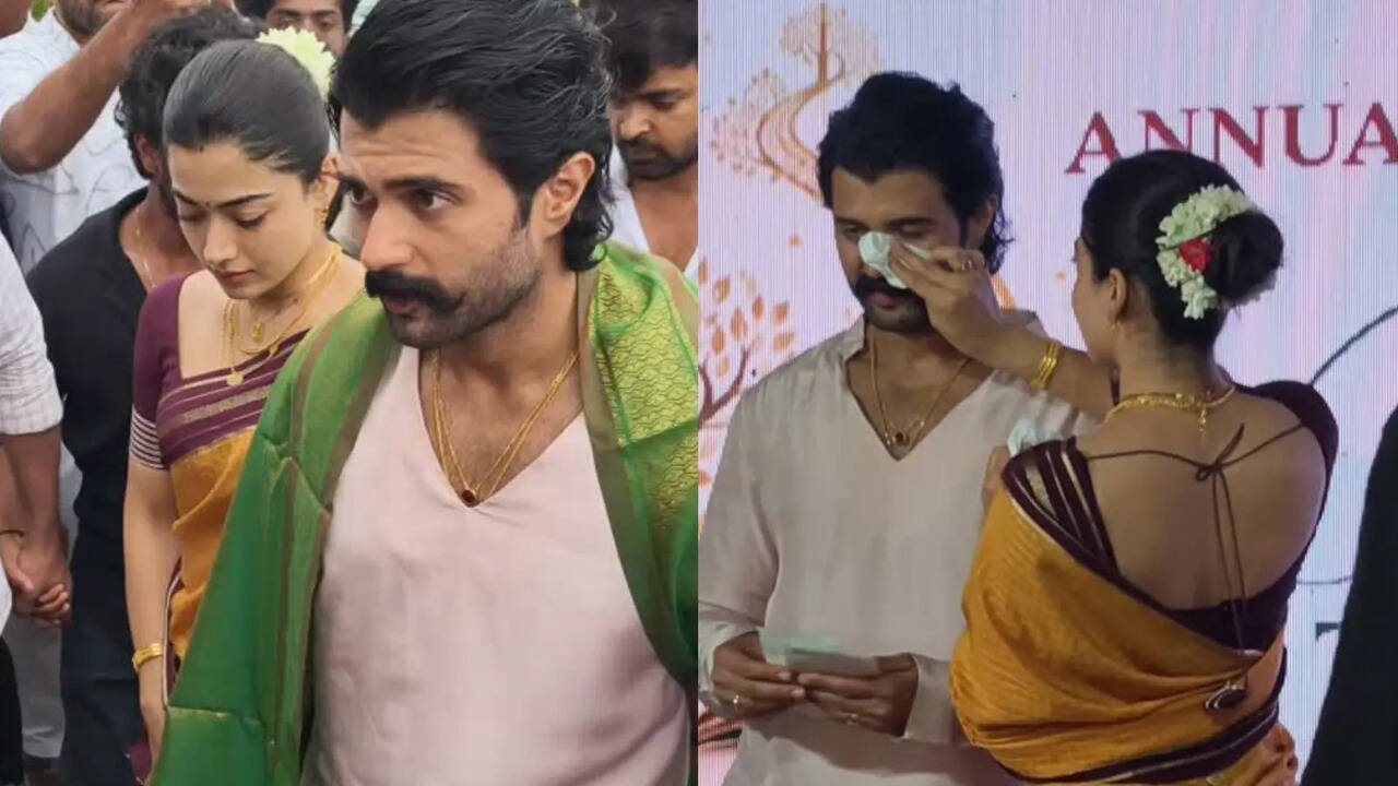 Vijay Deverakonda-Rashmika Mandanna's sweet PDA wins hearts as couple ...