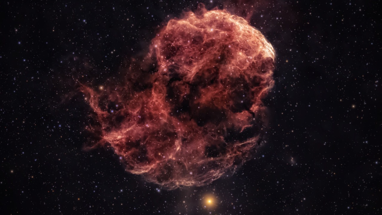 Astronomers spotted a possible supernova remnant sitting right beside ...