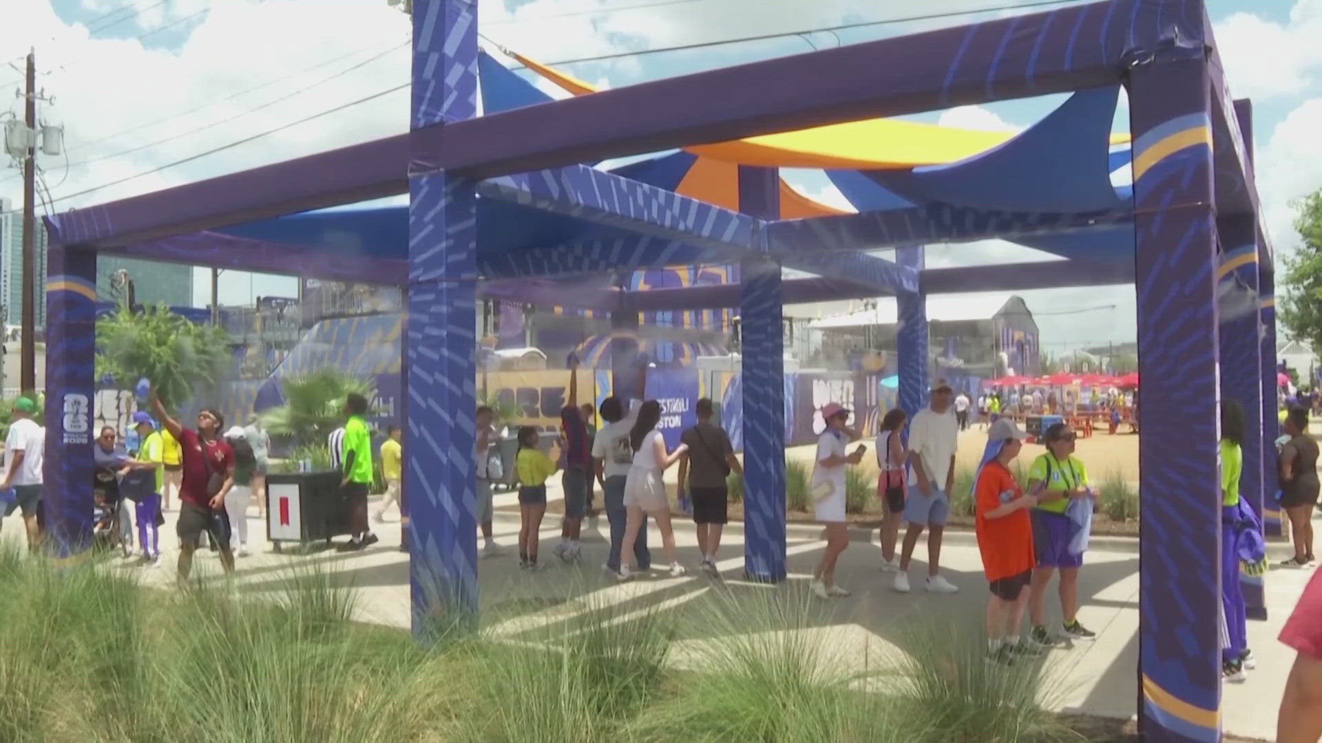 Fan fever for World Cup heating up in Texas... literally