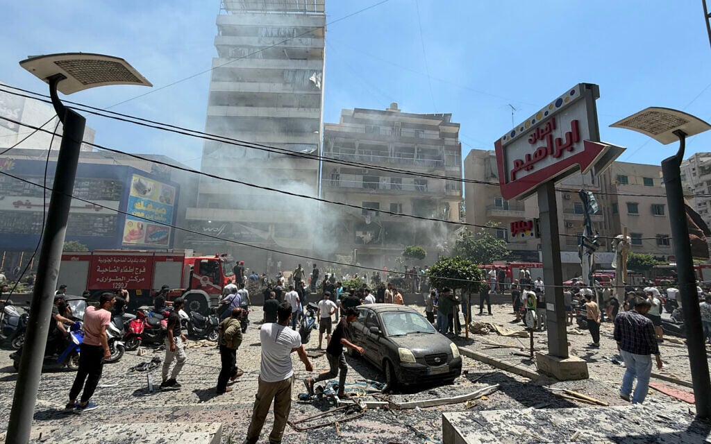 IDF strikes Hezbollah target in Beirut after 3 drones hit northern Israel