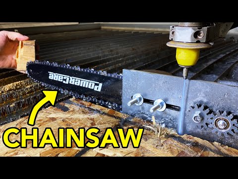 I built a chainsaw that runs on water! 💧