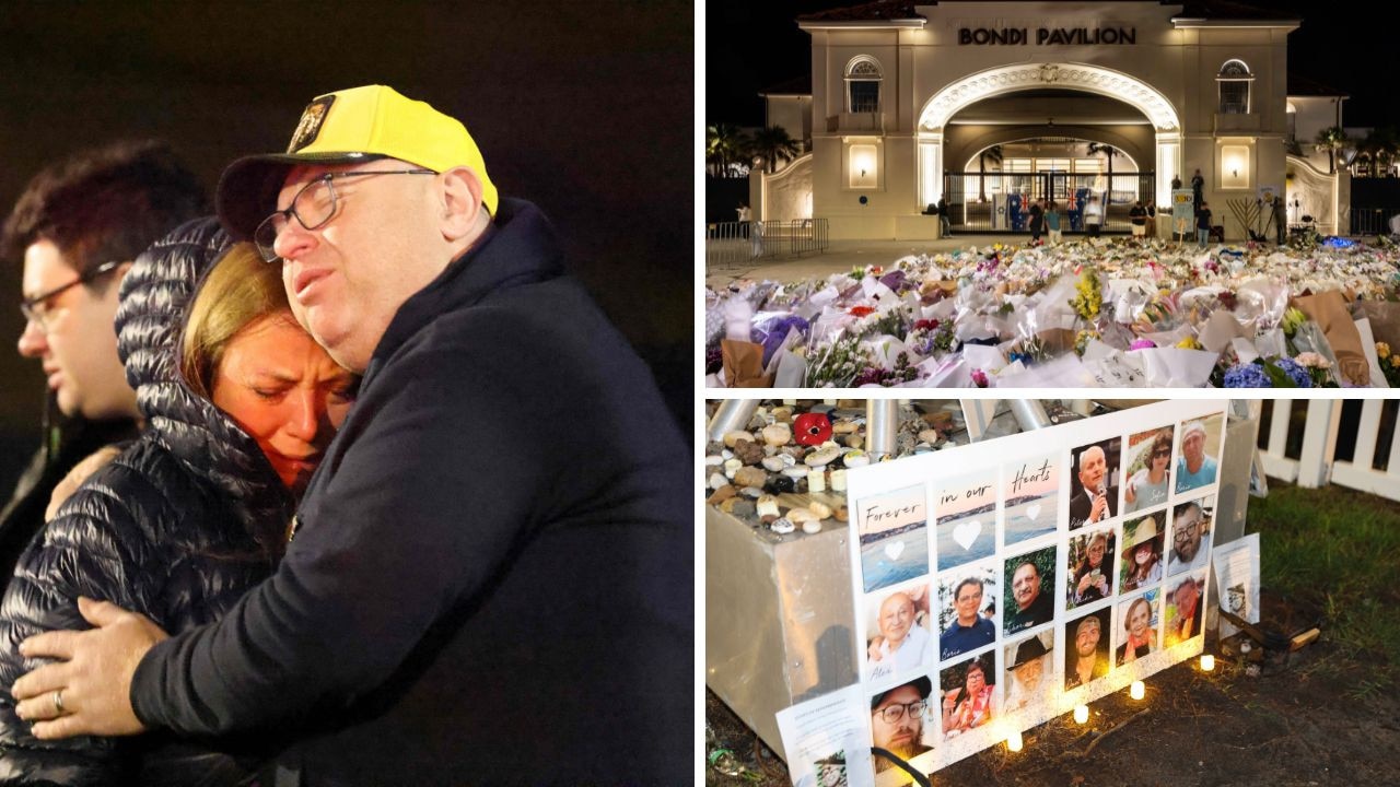 Tears flow at Bondi attack memorial
