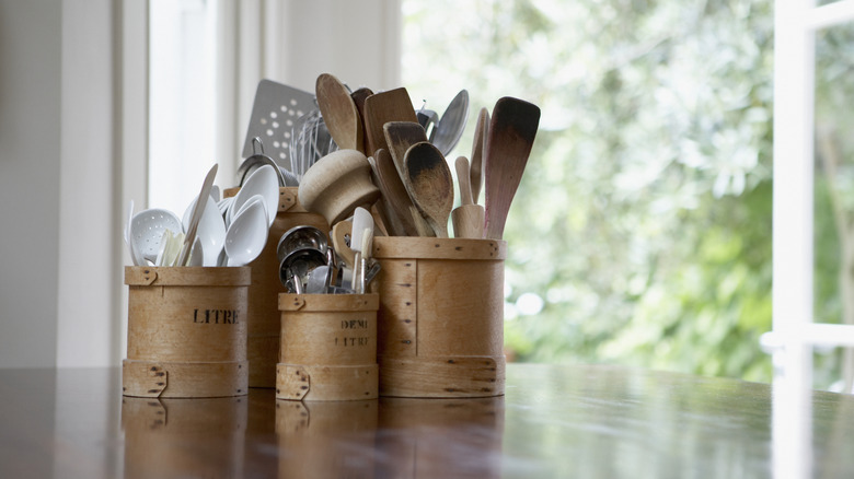 Declutter your kitchen utensils with this cheap Dollar Tree find