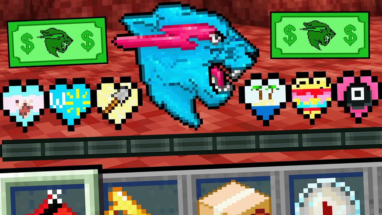 Collecting Mr. Beast hearts to gain incredible new Minecraft powers