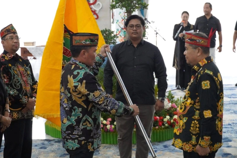 Gubernur Agustiar Sabran lepas 309 kontingen Pesparawi Kalteng ke Manokwari